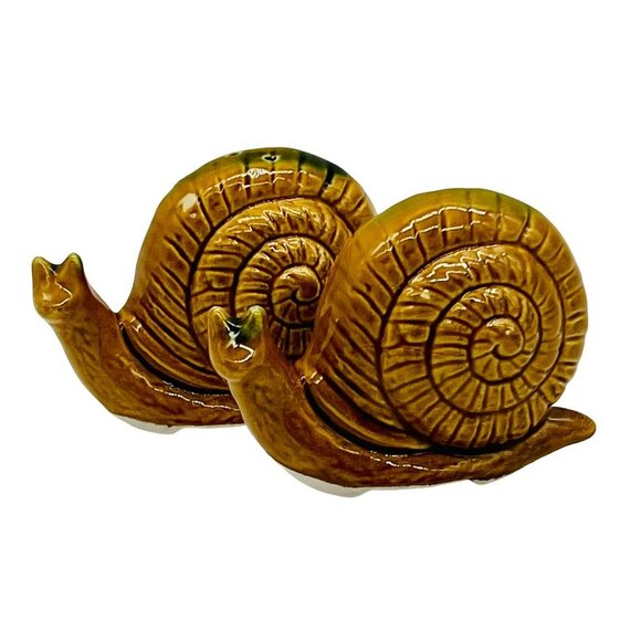 Artmark | Dining | Vintage Artmark Yellow Snail Salt Pepper Shakers ...
